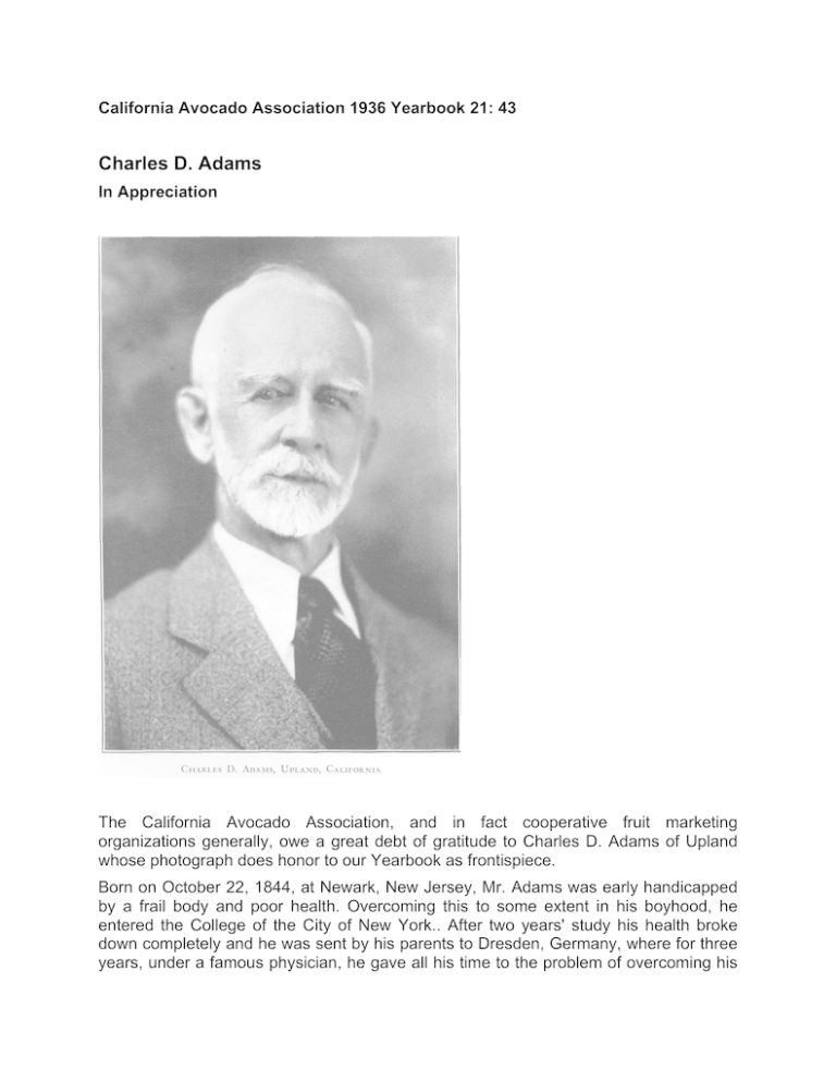 Charles D. Adams