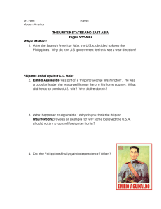 American Imperialism in the Philippines Presentation