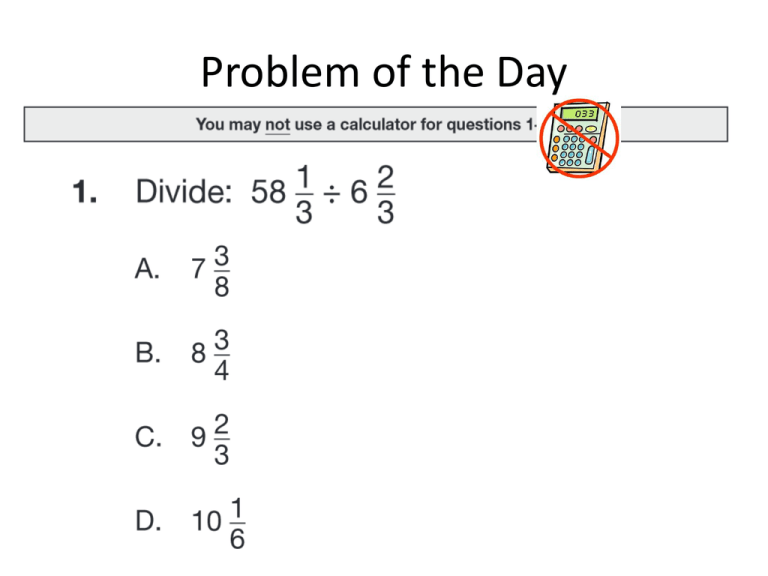 Problem of the Day