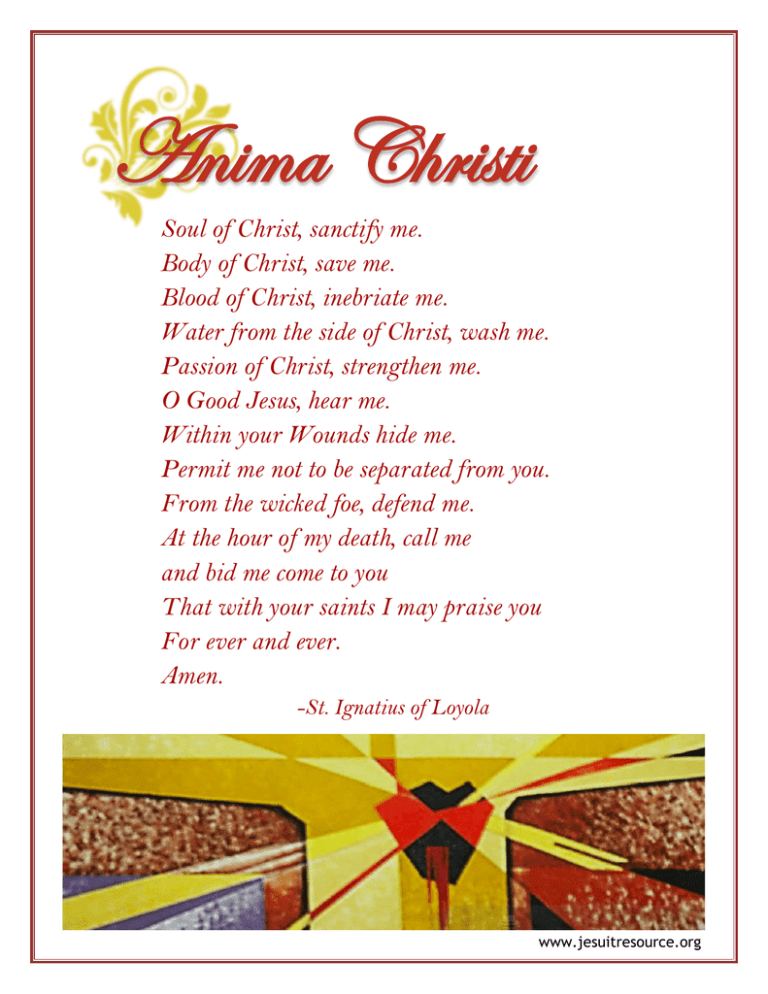 Anima Christi