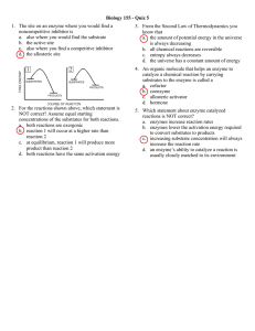 AP Bio enzymes MC