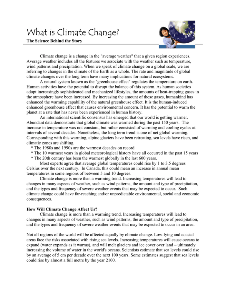 Climate Change: The Science Behind the Story