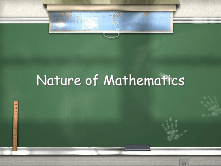Nature of Mathematics