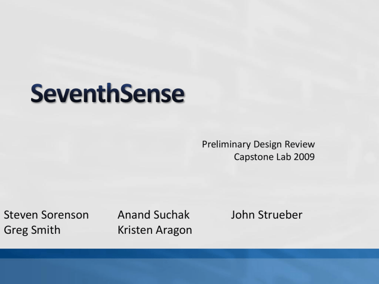 Steven Sorenson Anand Suchak