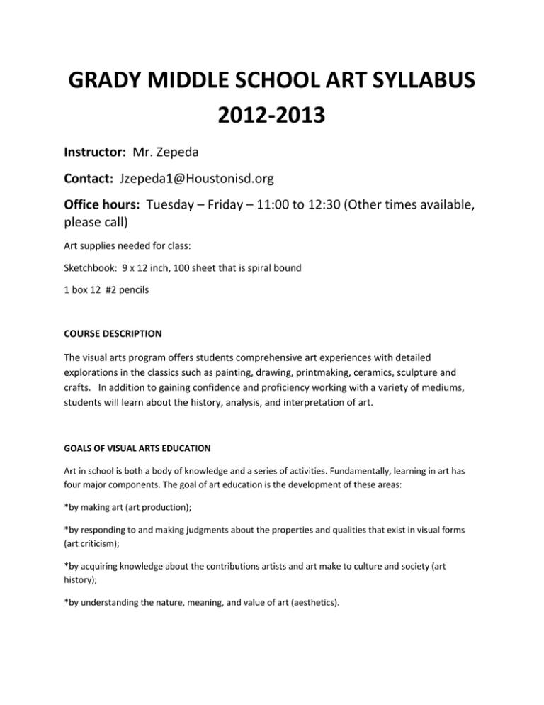 Art Syllabus art-syllabus