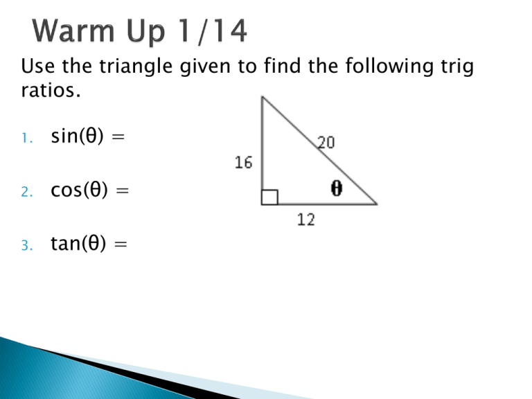 Solving for Missing Side