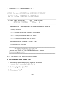 RAM and ROM Worksheet: Computer Memory Basics