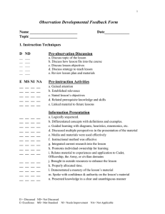 Career Teacher Handbook-TAP Instructional Rubrics