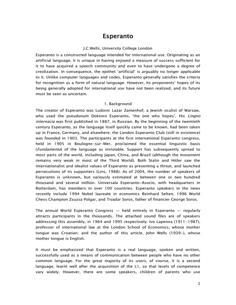 Esperanto