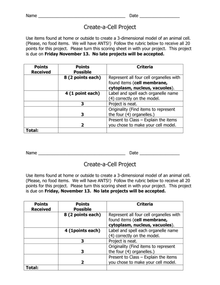 Cell Project
