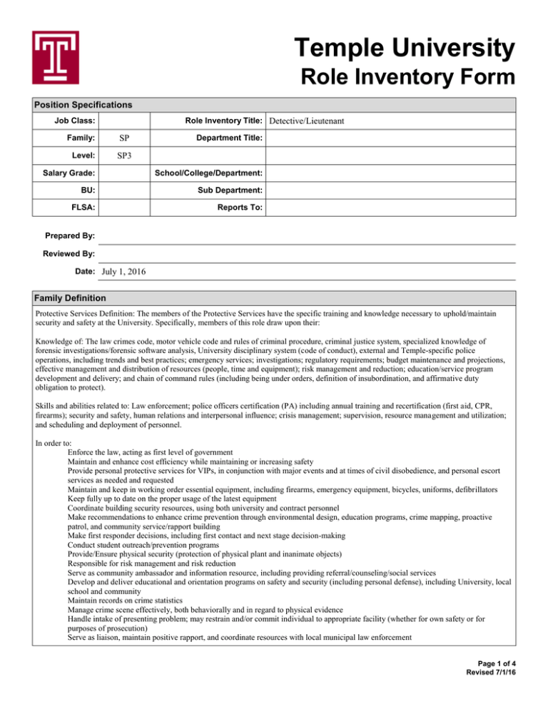 SP3 Role Inventory sp3-role-inventory