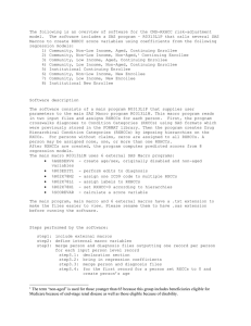CMS-HCC Risk Adjustment Software V22 Documentation