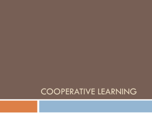 Cooperative Learning Lesson Plan Template