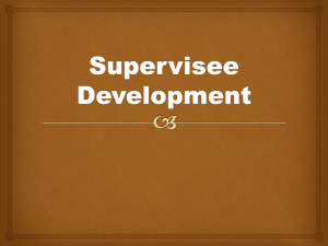 Using CAT in Supervision