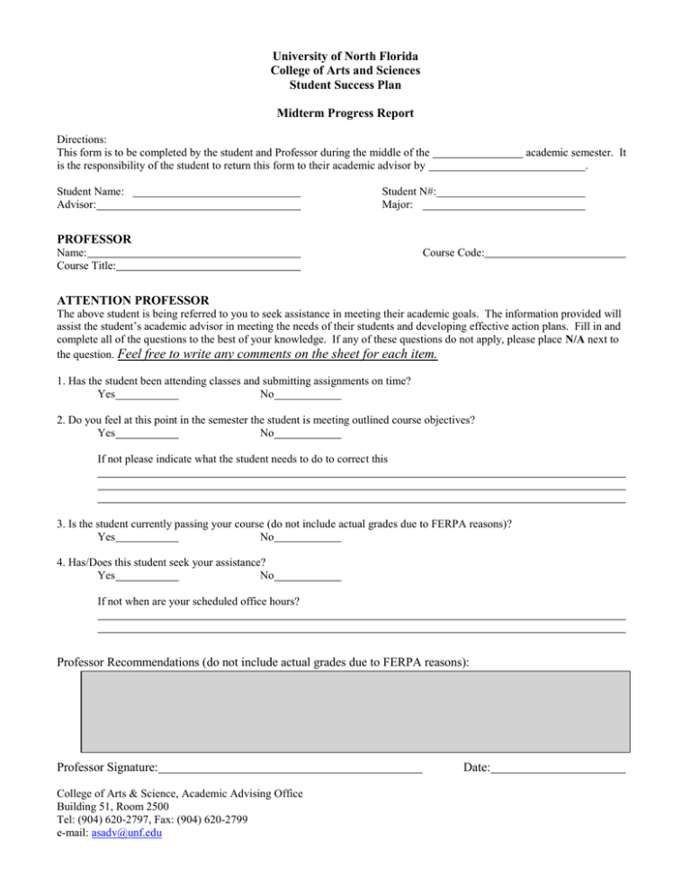 Mid-term Progress Reports