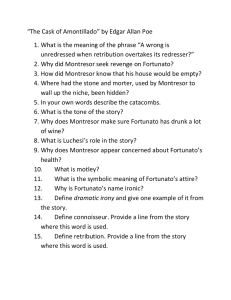 The Cask of Amontillado Plot Diagram