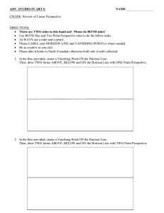 Perspective & Art History Vocabulary Test Review