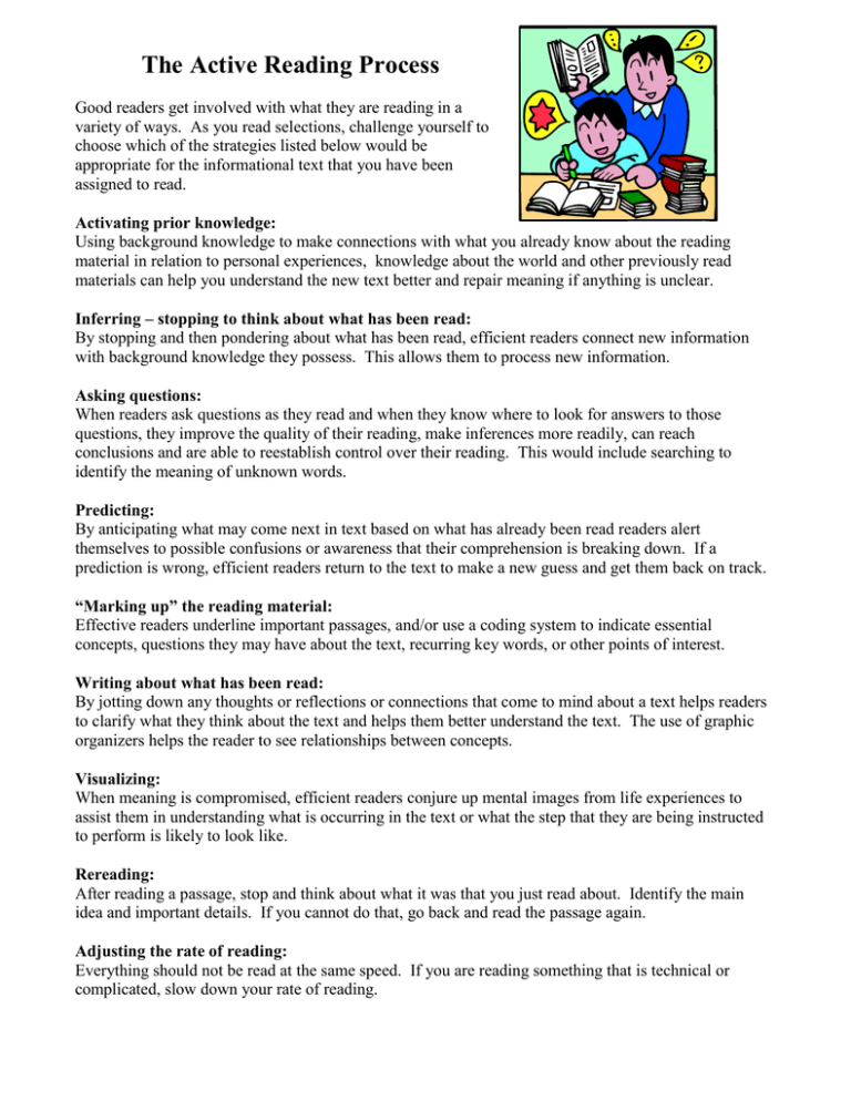 Active Reading Strategies: Improve Comprehension