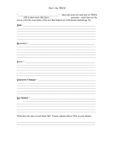 Fahrenheit 451 One-Pager Assignment & Rubric