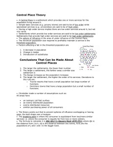 Grade 12 Geography Revision: Climate, Settlements, Economy