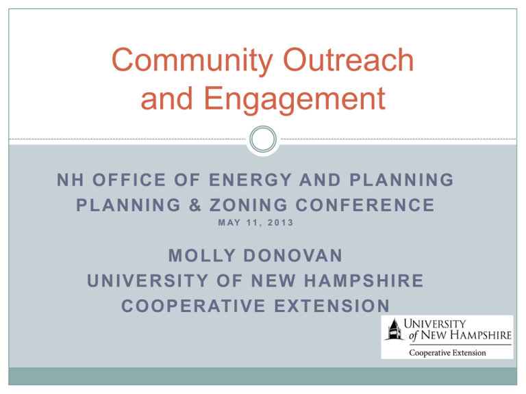 Community Outreach and Engagement