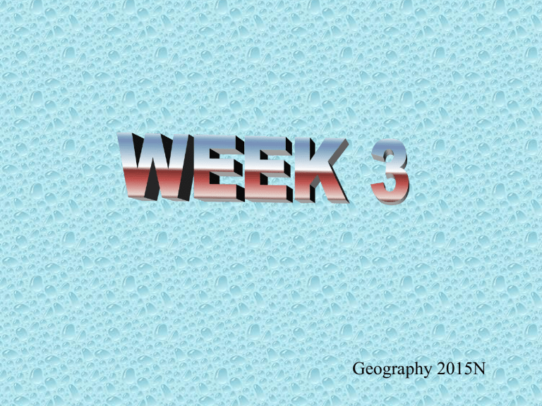 Geography 2015N