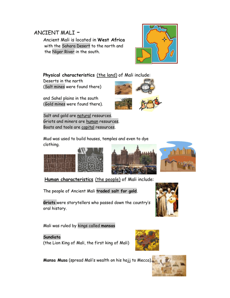 Ancient Mali: Geography, Resources, and Key Figures