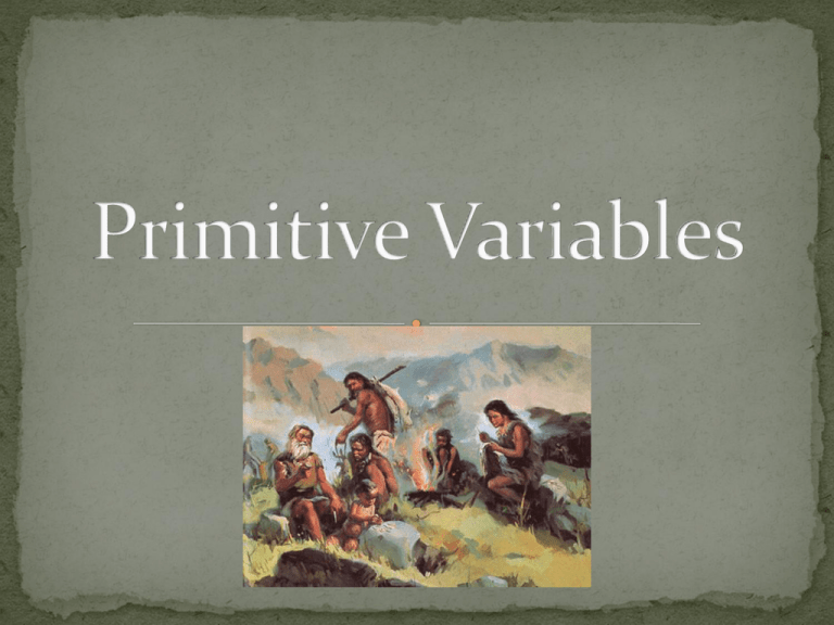 Java Primitive Variables: Data Types & Declaration