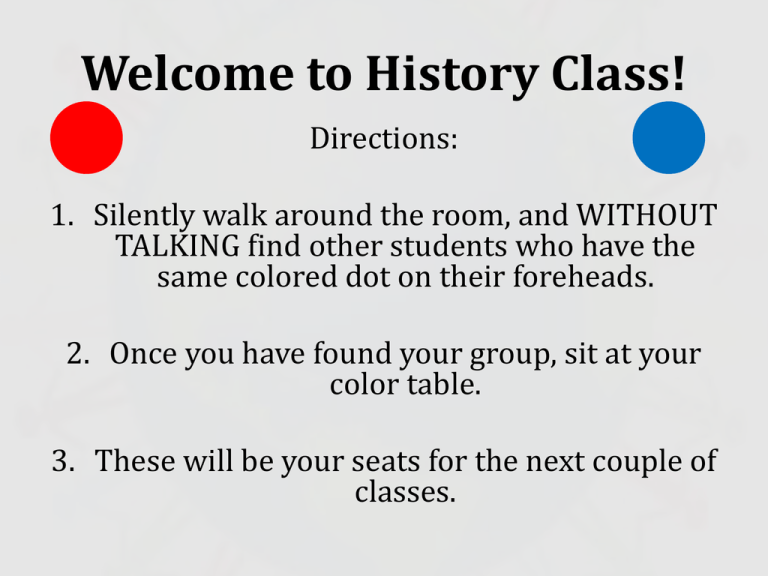 History Class Overview: Middle School Curriculum & Expectations