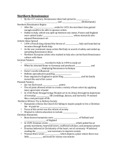 The Northern Renaissance