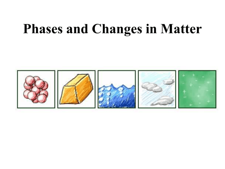 Phases and Changes in Matter
