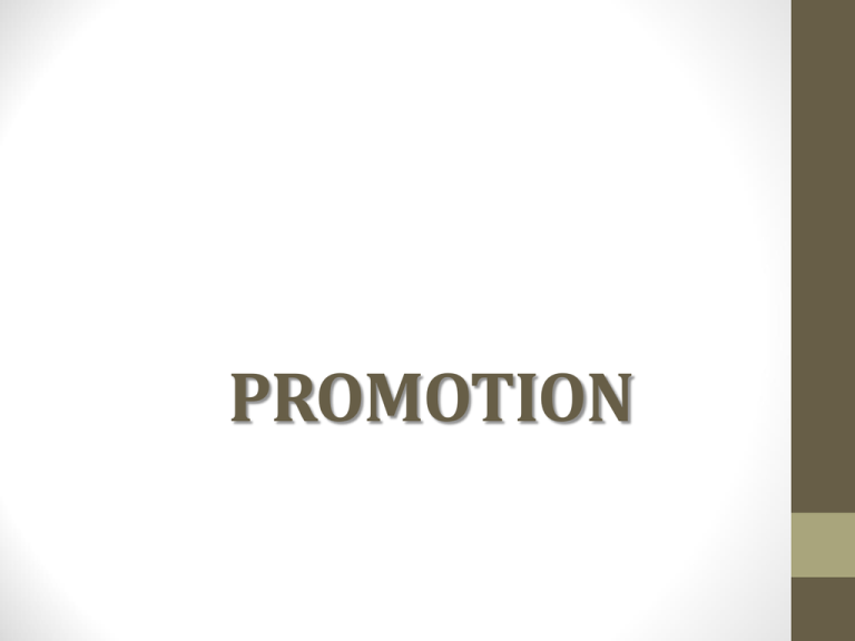 PROMOTION