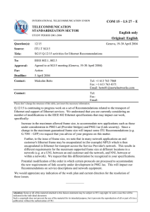 JDSU HST-3000 RFC-2544 Ethernet Testing Guide