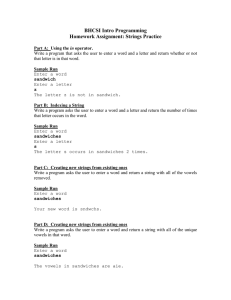 sandwich carbon footprint