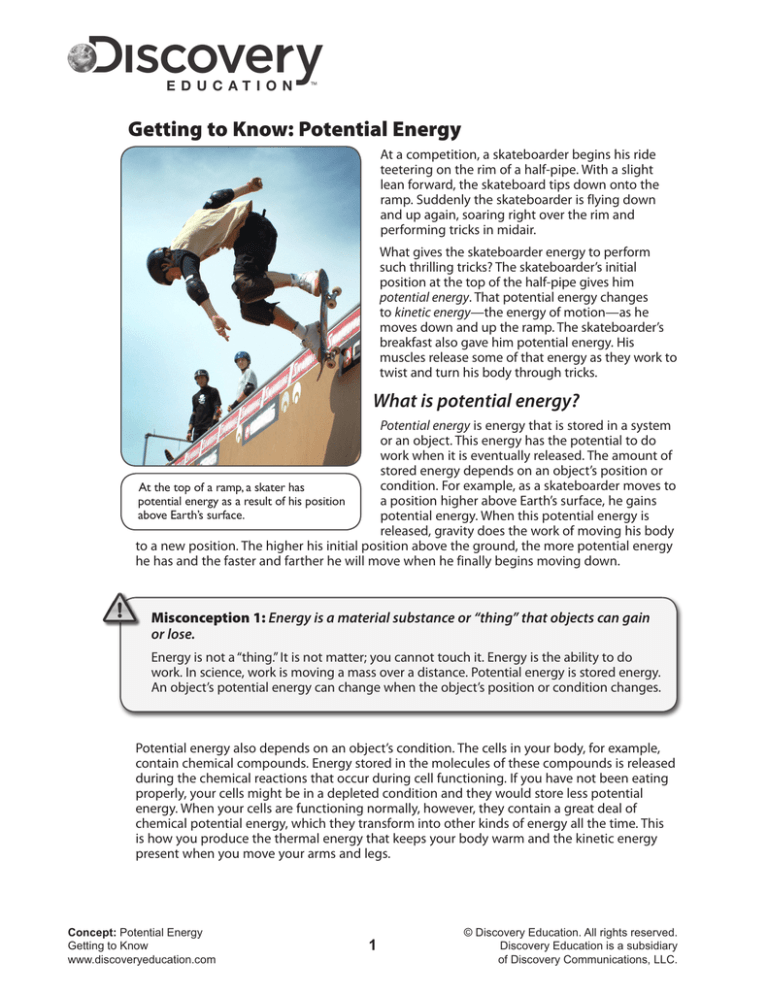 Potential Energy Explained: Types & Misconceptions
