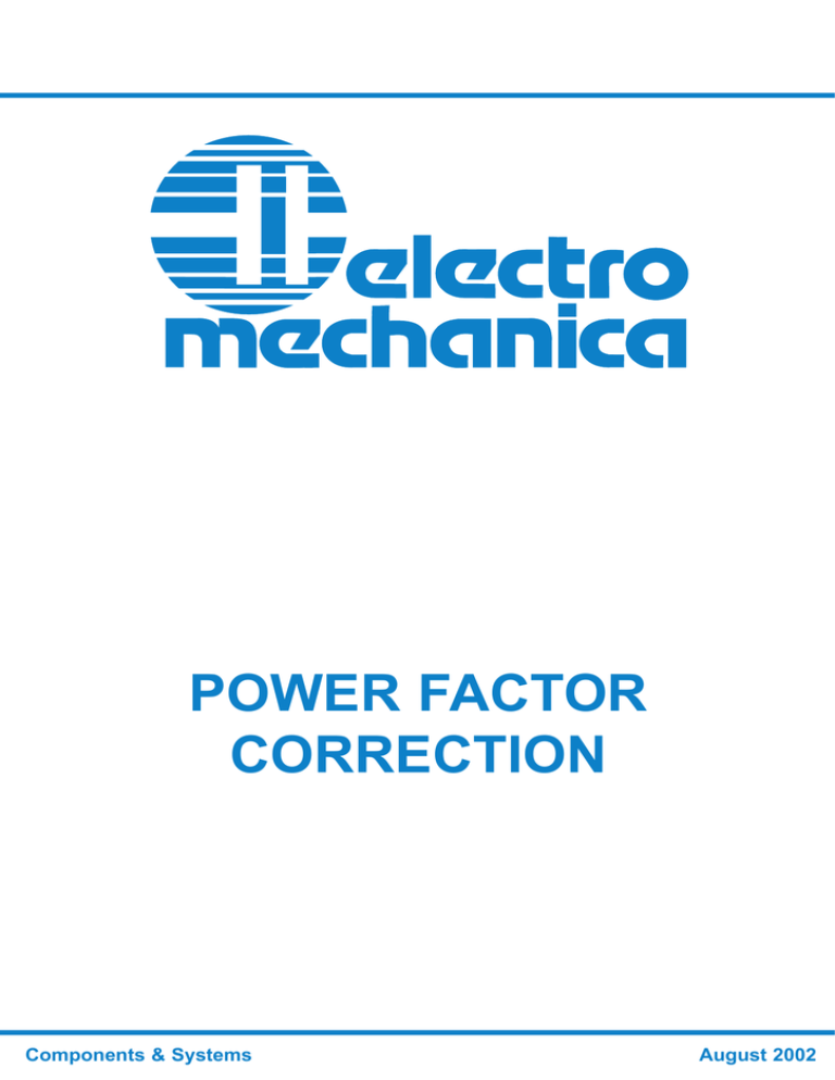 Power Factor Correction: Components & Systems Guide