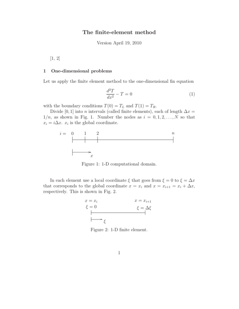 The Finite Element Method 1053
