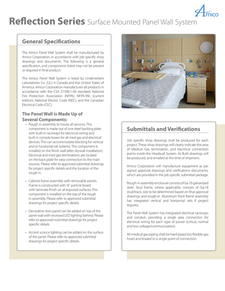 Reflection Series Surface Mounted Panel Wall System
