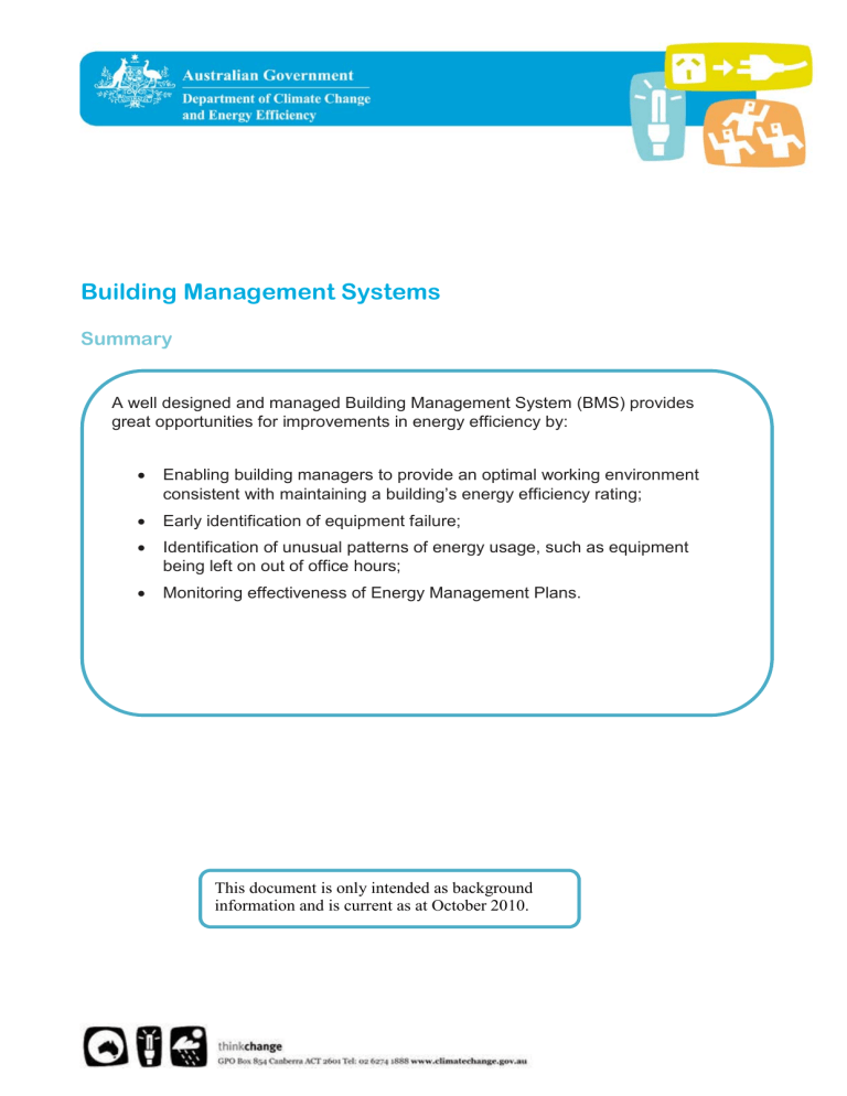 Building Management Systems