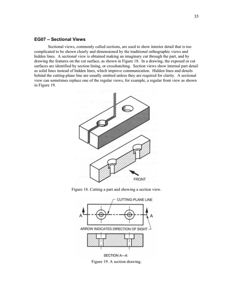 Sectional Views: Technical Drawing Guide