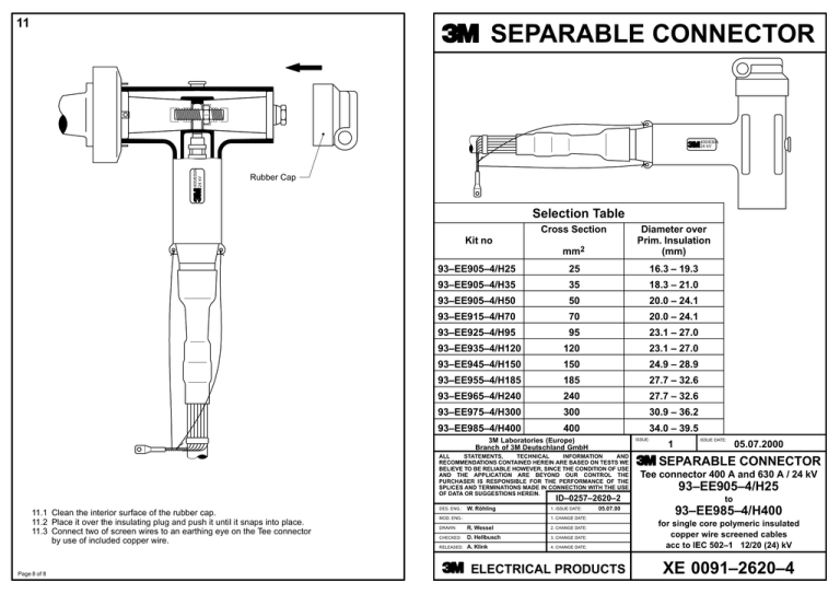 separable connector