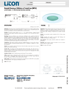 Spec Sheet - USAI Lighting