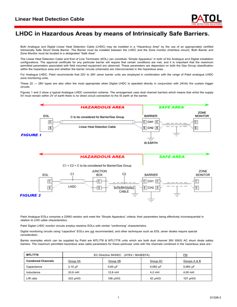 LHDC in Hazardous Areas: Intrinsically Safe Barriers Guide
