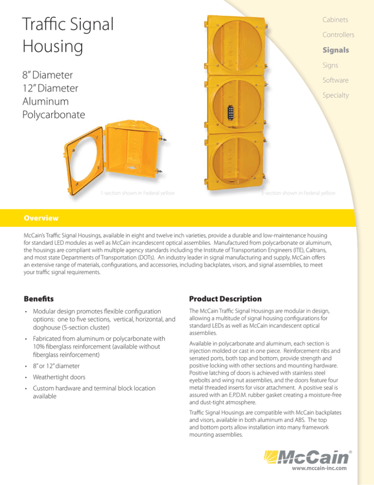 Traffic Signal Housing - Traffic Control Products