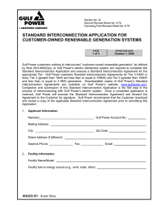 Tier 3 Standard Interconnection Agreement