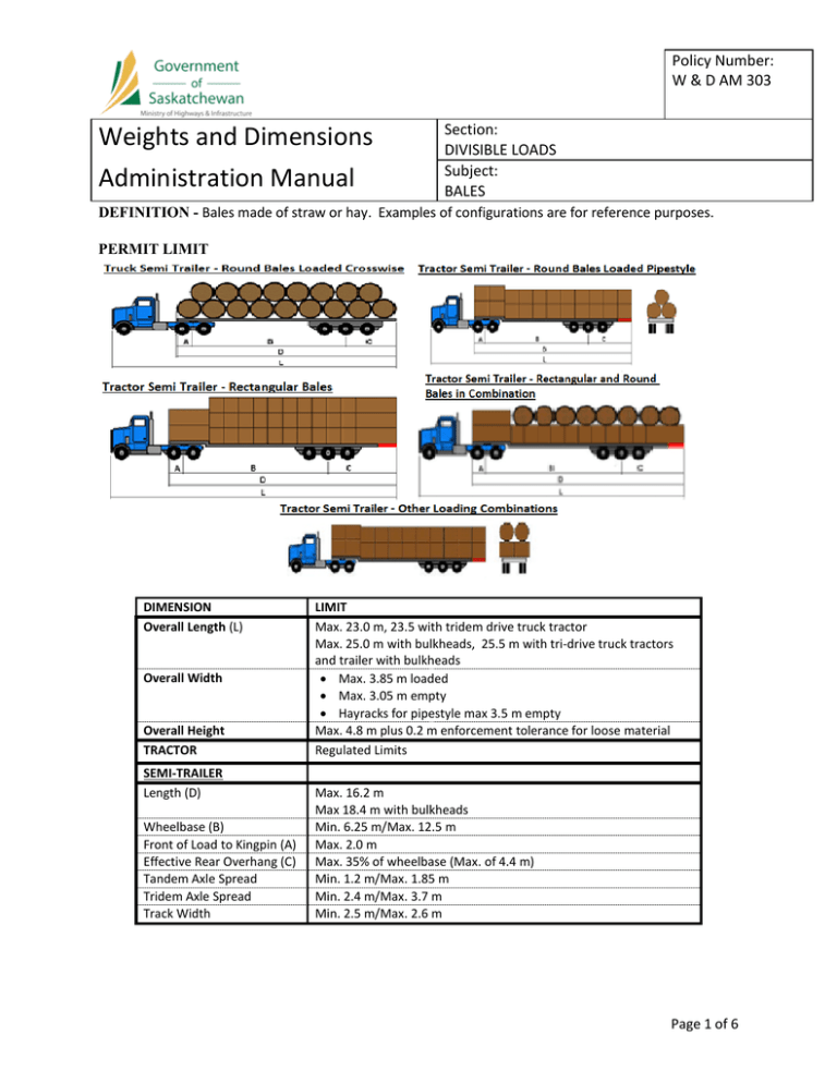Weights and Dimensions Administration Manual
