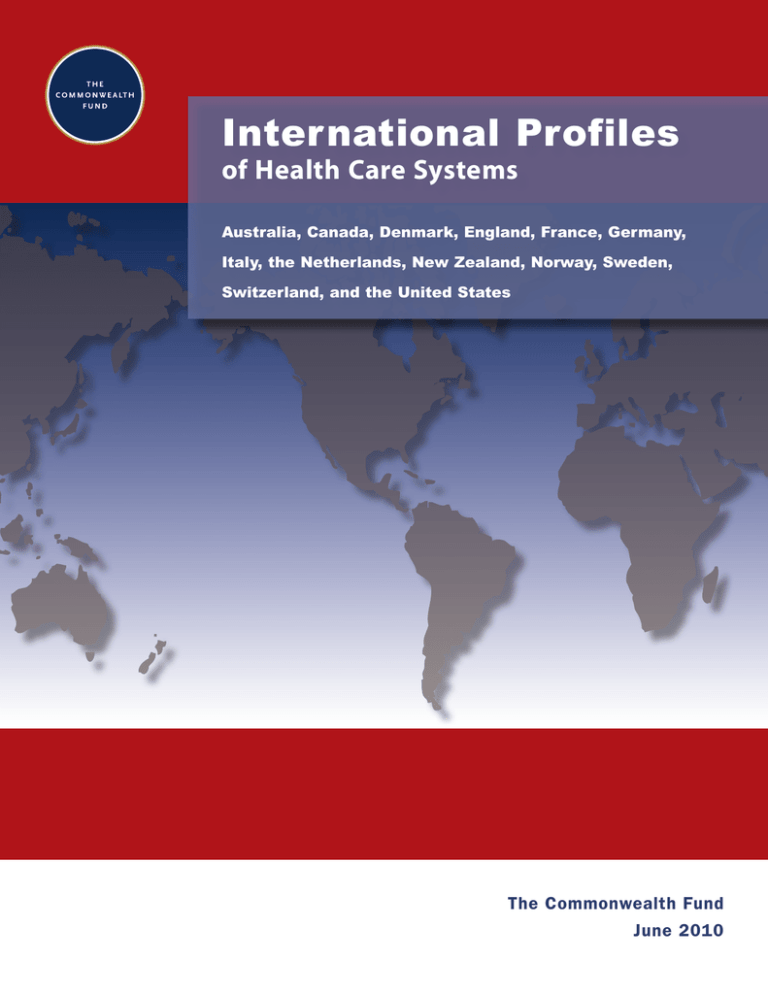 International Profiles of Health Care Systems