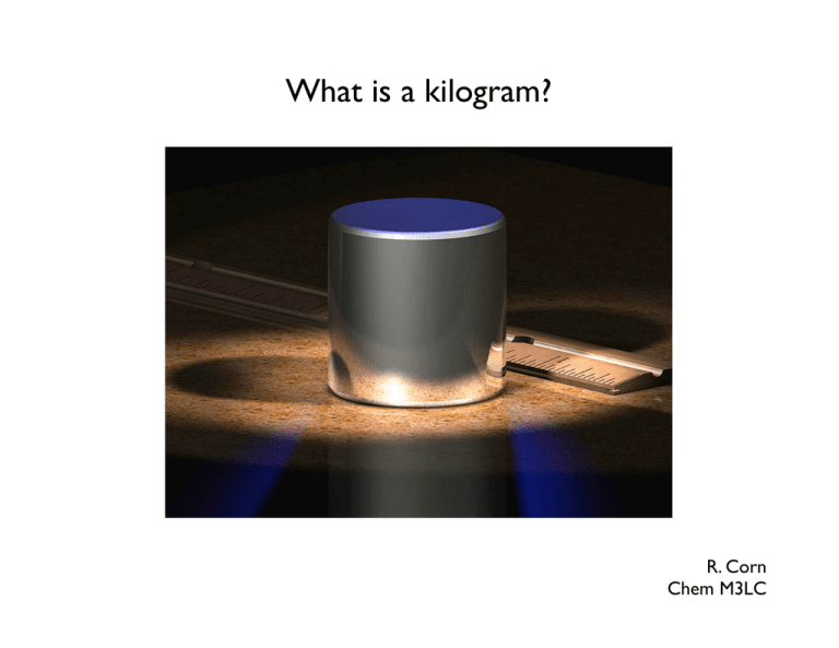 What is a kilogram?