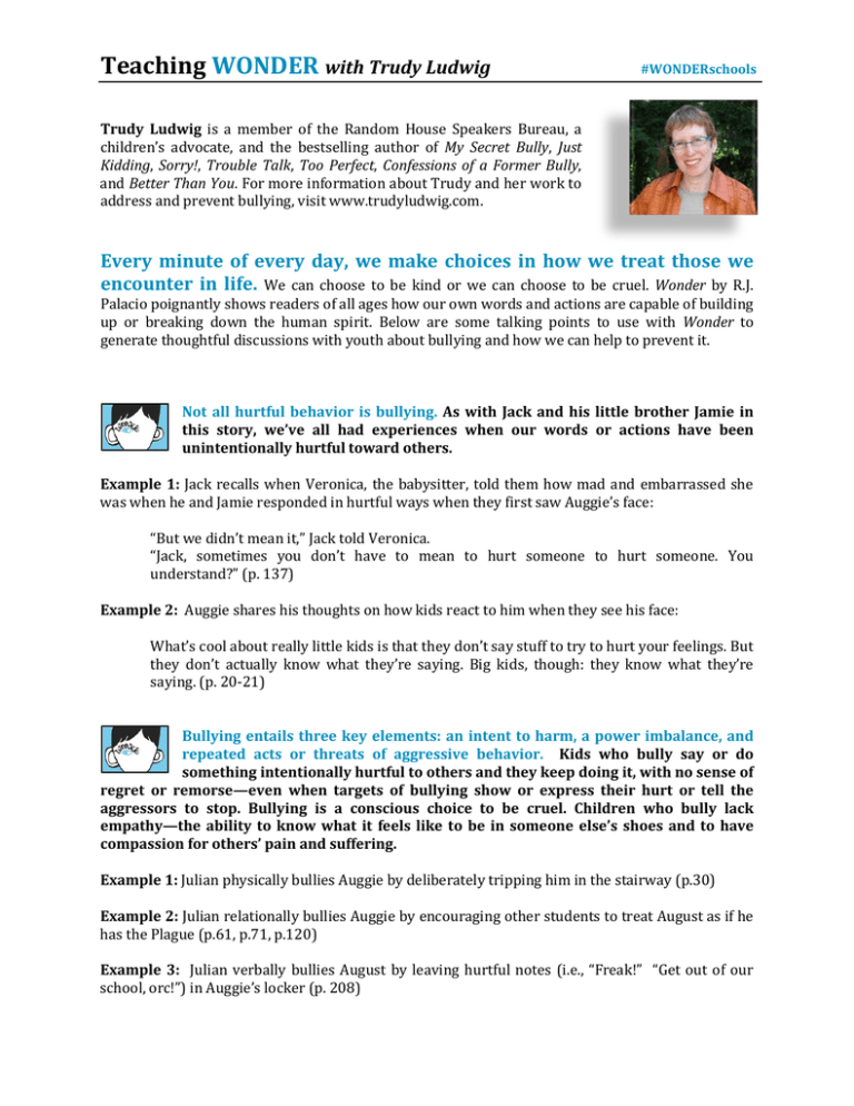 Teaching Wonder: Bullying Prevention & Empathy Guide