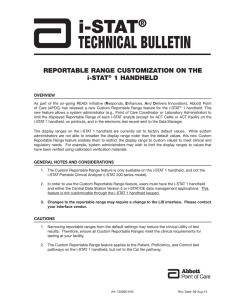 Istat technical bulletin